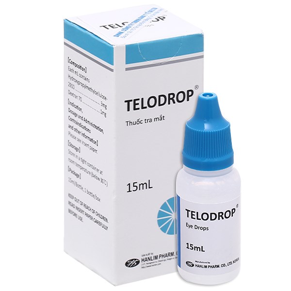 Thuốc nhỏ mắt Telodrop Eye Drops trị các triệu chứng khô mắt - 02/2025 ...