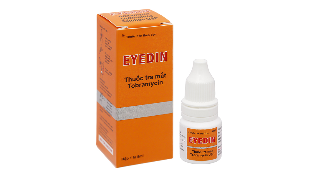 Thuốc tra mắt Eyedin trị nhiễm khuẩn mắt lọ 5ml - 08/2024 ...