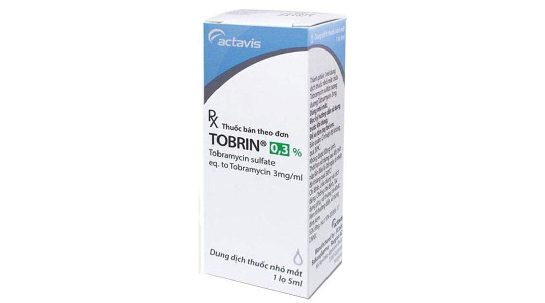 Dung dịch nhỏ mắt Tobrin 0,3% điều trị nhiễm khuẩn mắt lọ 5ml - 07/2024 ...