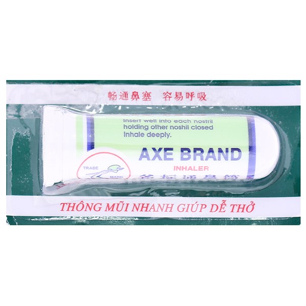 Ống hít Axe Brand Inhaler giảm nghẹt mũi, thông mũi vỉ 6 ống - 02/2025 ...
