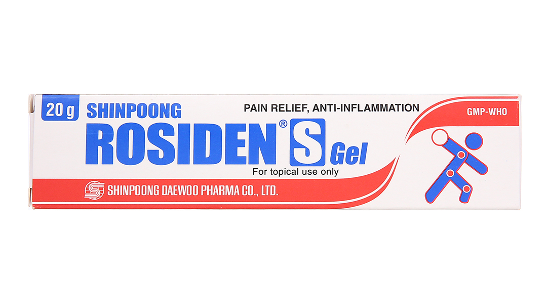Rosiden S Gel 200mg/20g giảm đau, kháng viêm tuýp 20g - 08/2024 ...