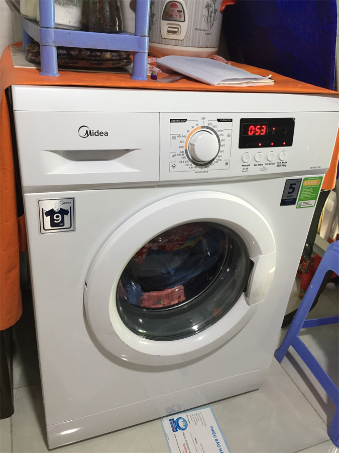 6 đánh giá Máy giặt Midea 9 kg MFD90 -1208 từ người đã mua