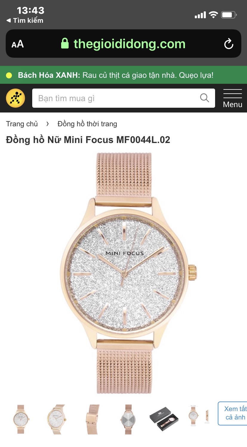 Đồng hồ Nữ Mini Focus MF0044L.02, chính hãng, giá rẻ, mẫu mã mới