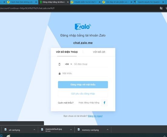Zalo Web - Đăng nhập Zalo trên trình duyệt Website
