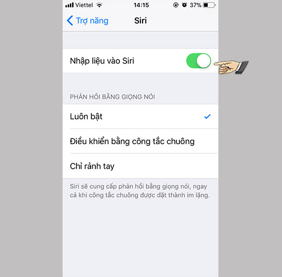 Hướng dẫn nhập để ra lệnh cho Siri trên iOS 11 - Thegioididong.com