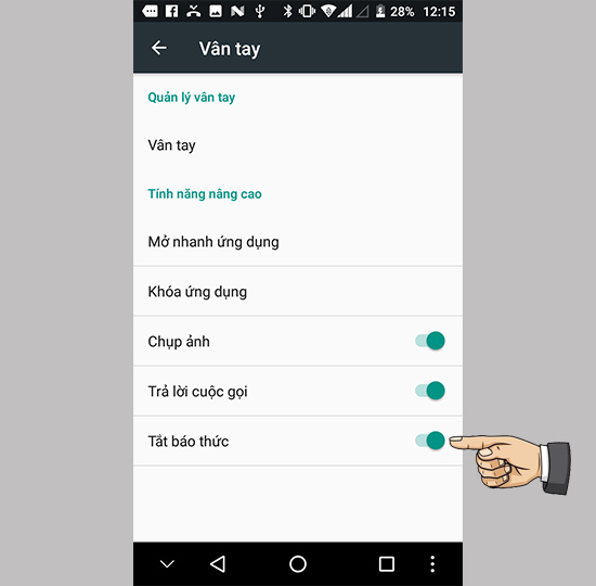 Cách kích hoạt vân tay để tắt báo thức Mobiistar Lai Zumbo S (2017 ...