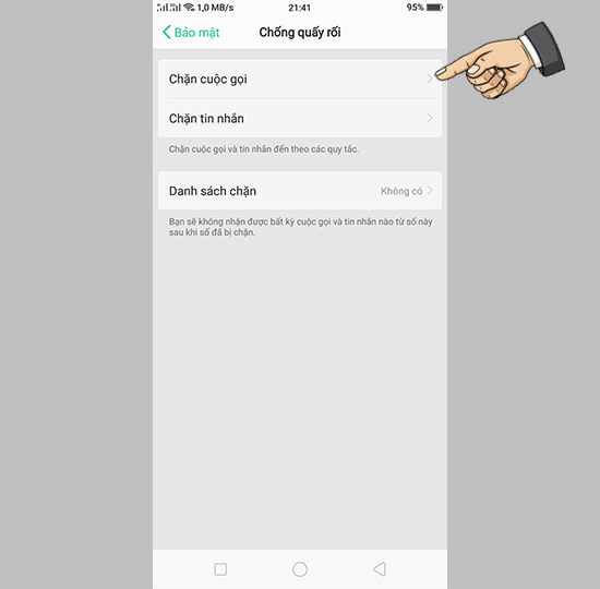 Blocking Incoming Calls and Hiding Numbers on Oppo F5
