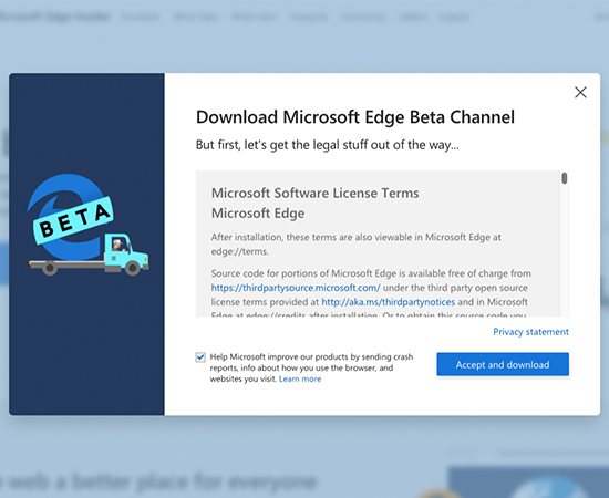 Tải về ngay Microsoft Edge Beta chính thức từ Microsoft - Thegioididong.com