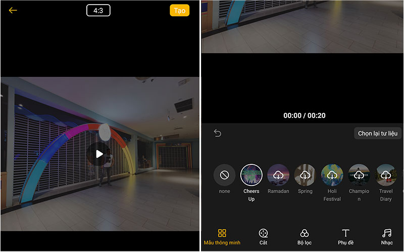 Cách tạo video từ hình ảnh cực nhanh bằng app SoLoop trên máy OPPO ...