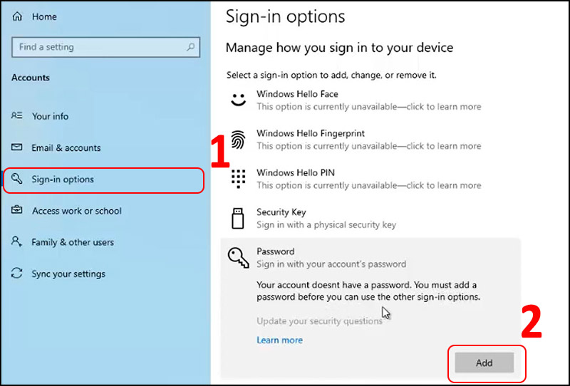Password hint là gì? Cách cài đặt password hint trên máy tính Windows ...