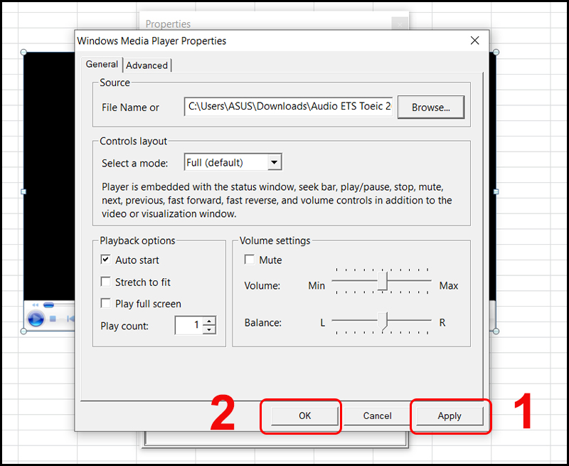 Hướng dẫn cách chèn file âm thanh, video vào Excel cực đơn giản ...