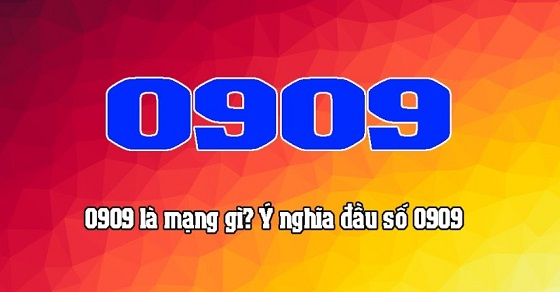 Đầu số 0909 là mạng gì? Ý nghĩa của đầu số 0909? Có phải số lộc phát ...