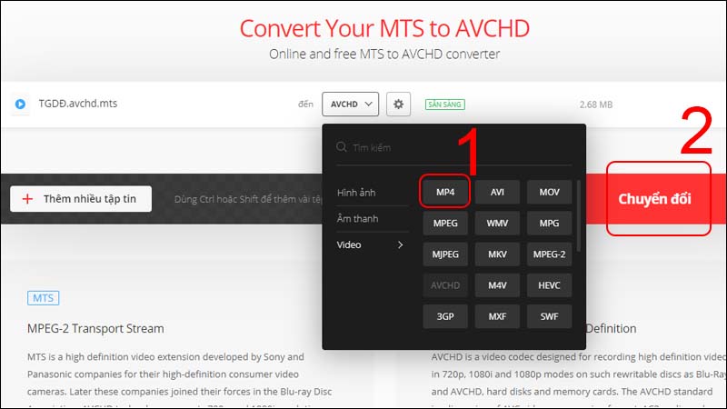 File AVCHD là gì? Cách mở và chuyển đổi file AVCHD sang MP4, MOV, FLV ...