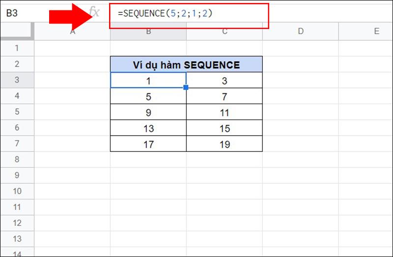 [Video] Cách sử dụng hàm SEQUENCE trong Google Sheets - Thegioididong.com