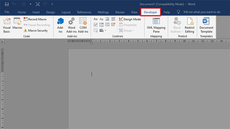 Cách thêm thẻ Developer trong Word cho mọi phiên bản nhanh, đơn giản ...
