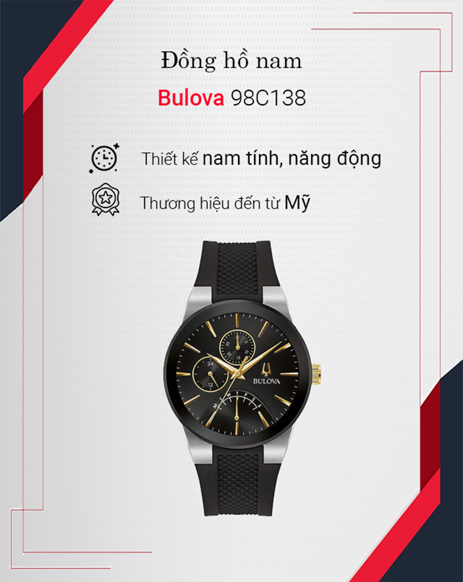 Top 10 mẫu đồng hồ nam Bulova từ 7 đến 15 triệu đáng mua nhất năm 2021
