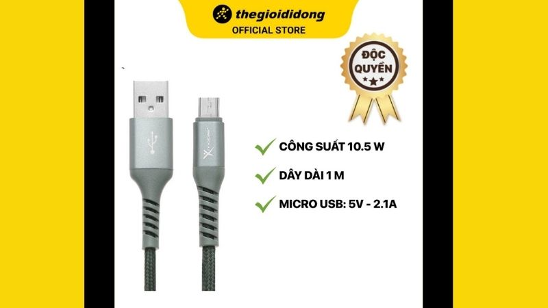 Cáp Micro 1m Xmobile LTM-02 - Sự lựa chọn chất lượng và "đáng tiền ...