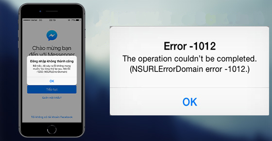 Lỗi NSURLErrorDomain là gì? Cách khắc phục hiệu quả 100% - Thegioididong.com