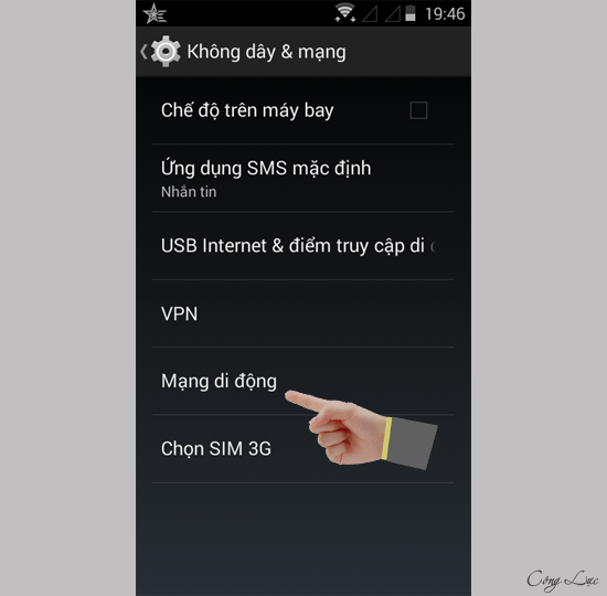 Cách bật kết nối mạng trên điện thoại Mobiistar Kool Lite ...