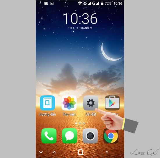 Nâng cấp hệ điều hành Q Luna Pro - Thegioididong.com