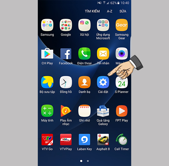 Soạn thảo văn bản bằng cách lướt tay trên bàn phím Samsung S7 Edge ...