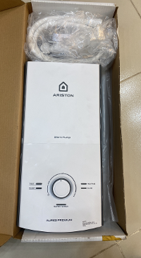 Mua Máy nước nóng trực tiếp Ariston 4500W AURES PREMIUM 4.5P PEARL cũ, hàng trưng bày, rẻ hơn ...